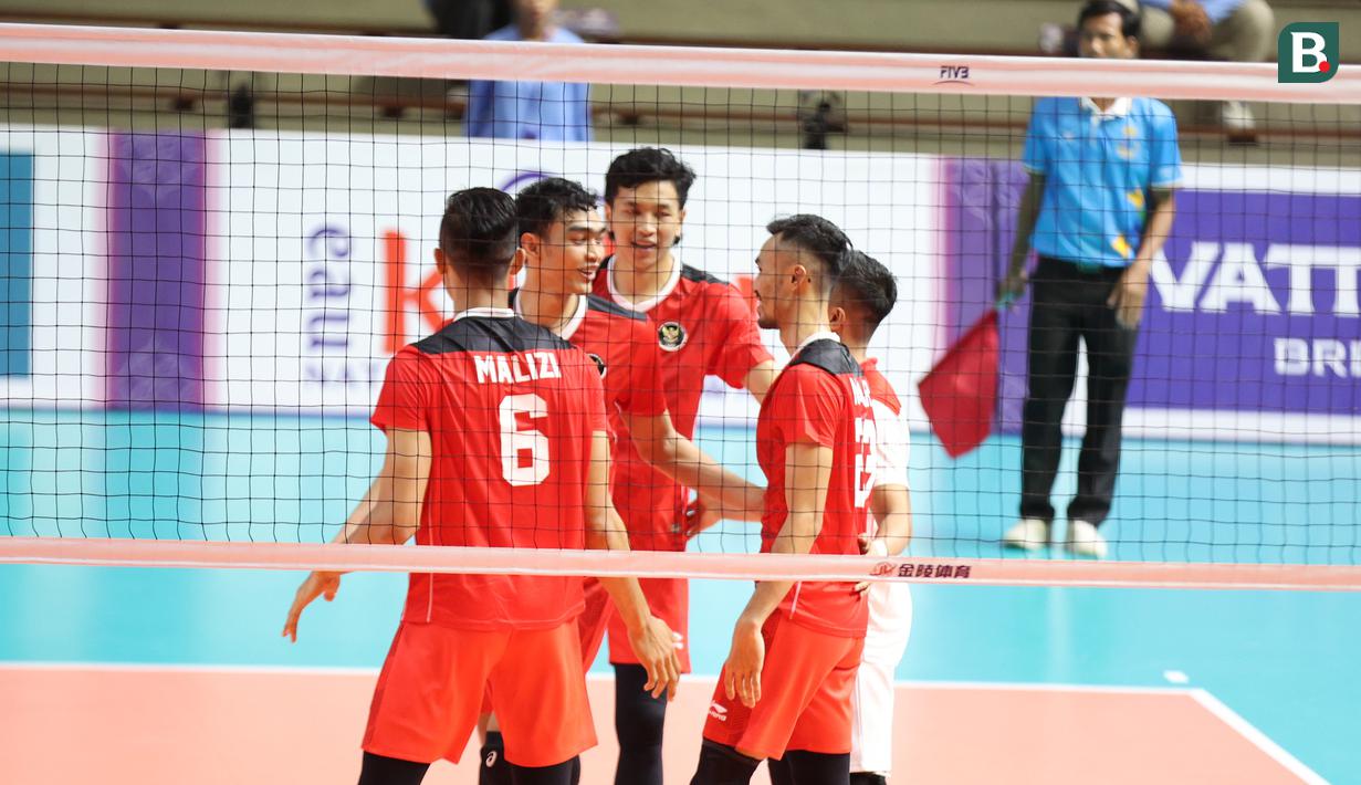 Foto: Awal Mulus Tim Bola Voli Putra Indonesia, Sikat Filipina di Laga Pembuka SEA Games 2023 ...