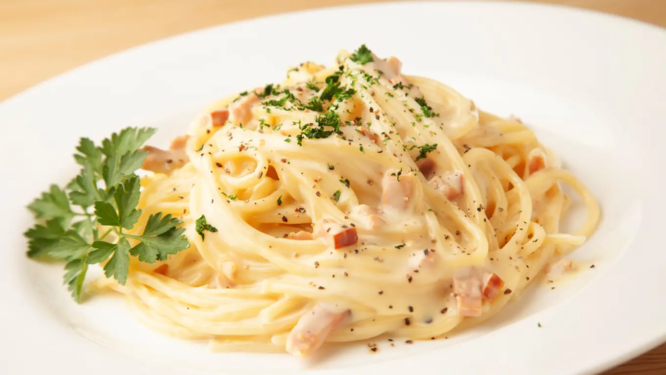 Resep Spaghetti Carbonara Creamy - Food Fimela.com