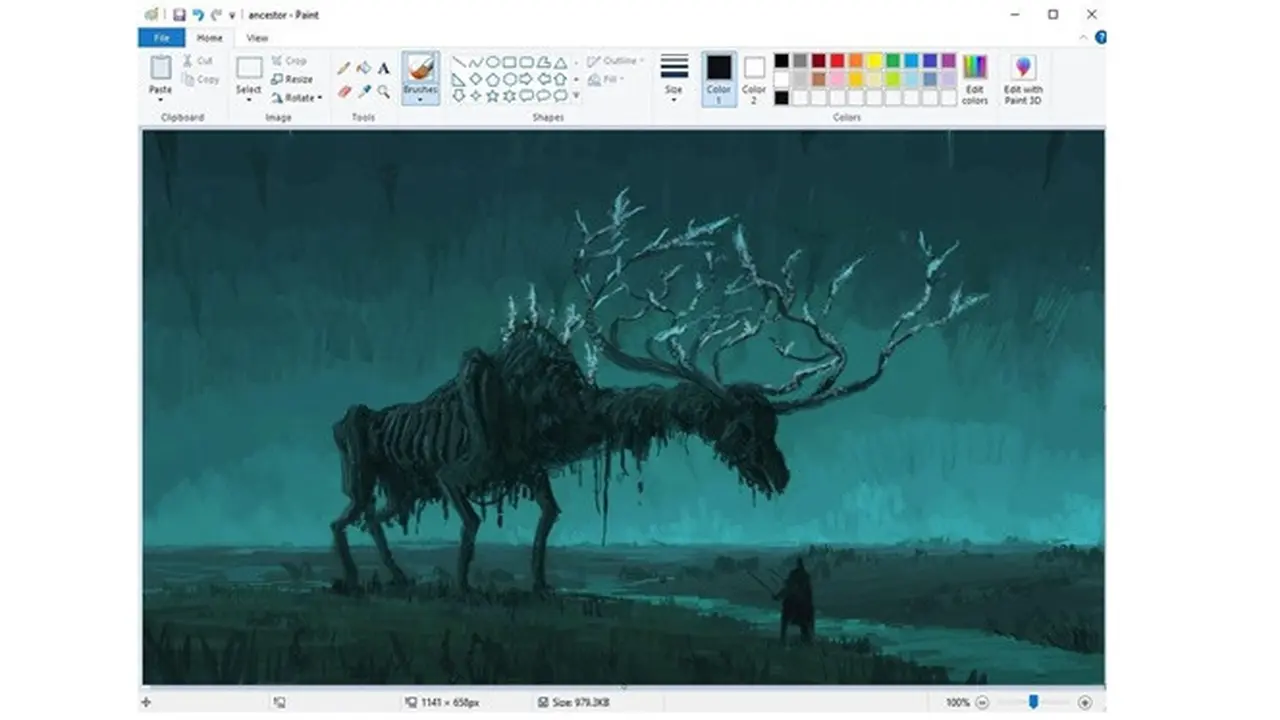 Pria Ini Buat Ilustrasi Hanya Pakai Microsoft Paint, 8 Hasilnya Keren ...