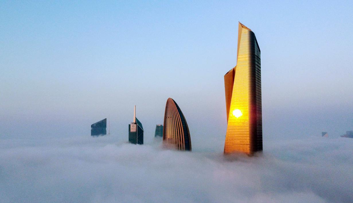 Pemandangan Menakjubkan Gedung-Gedung Pencakar Langit di Kuwait yang ...
