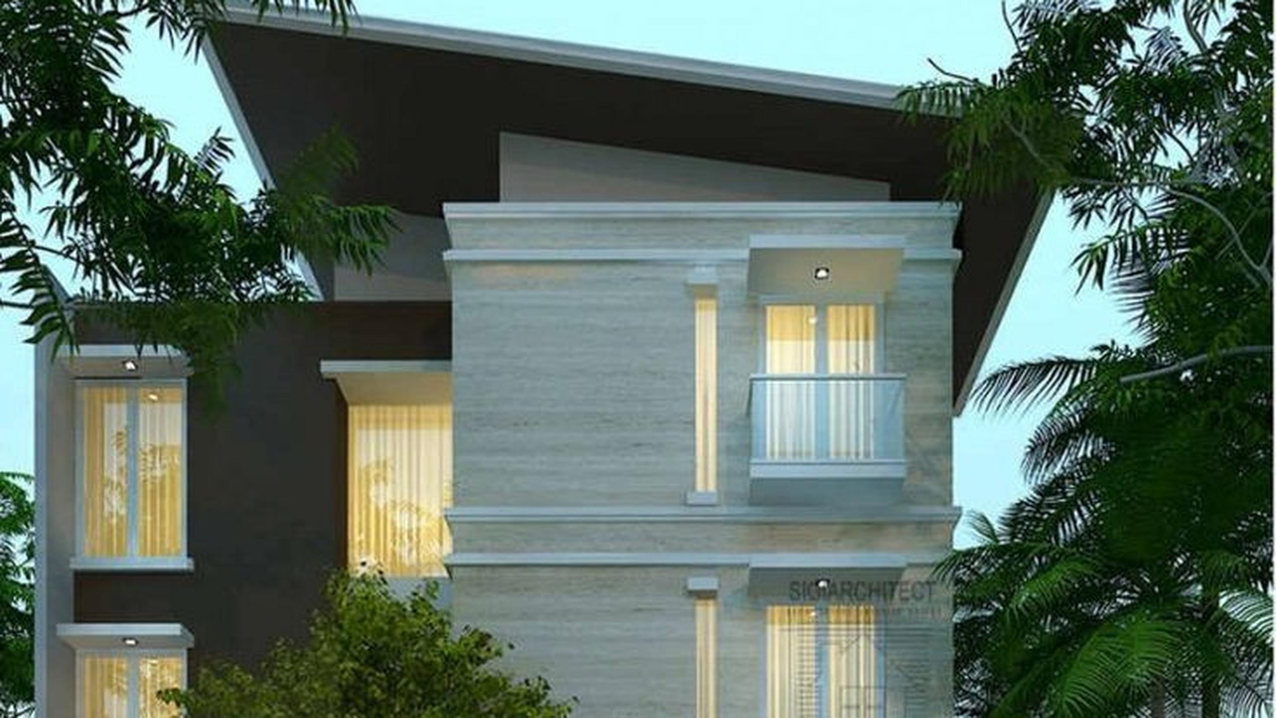 Ide Desain Rumah 8x10 Meter 2 Lantai, Lengkap dengan Denah dan Tampak ...