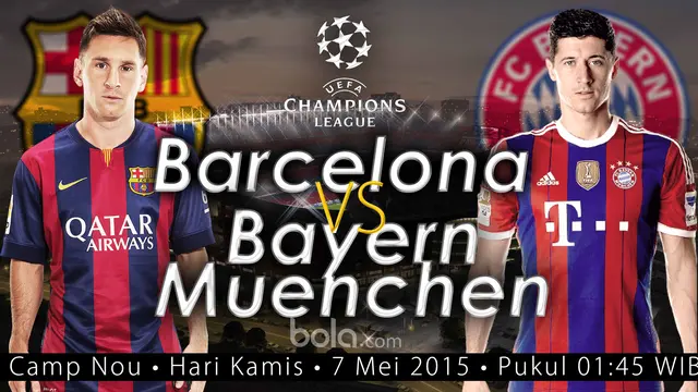 10 Fakta Menarik Pertemuan Barcelona vs Bayern Muenchen - Dunia Bola.com