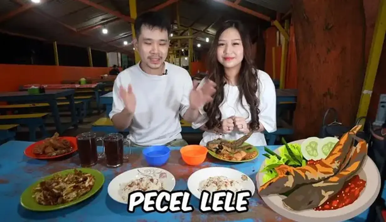 Potret Pasangan Artis Dinner di Warung Pecel Lele, Shireen-Wisnu Rayakan Anniversary - Foto ...