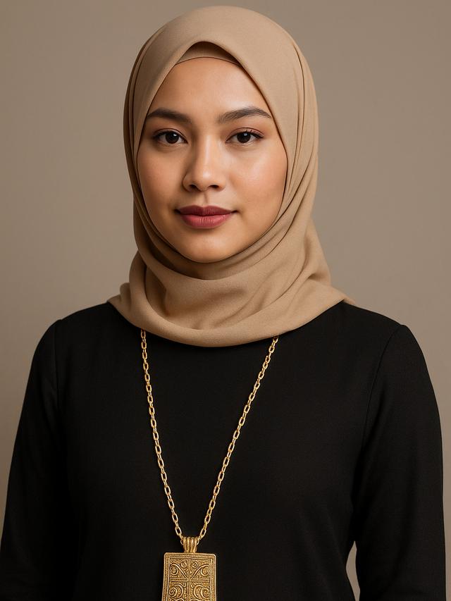 7 Model Kalung Emas Panjang yang Cocok untuk Perempuan Berhijab, Tetap ...