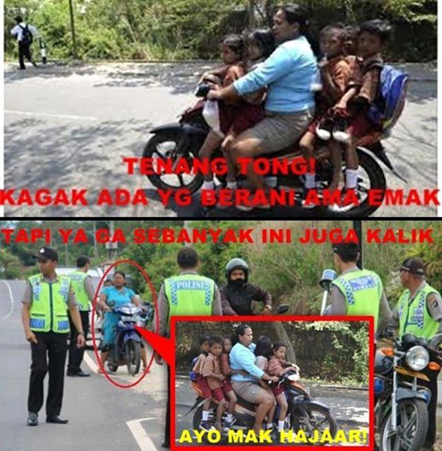 Musimnya Tilang Offline, 14 Meme Lucu saat Polisi Cegat Pengendara Ini ...
