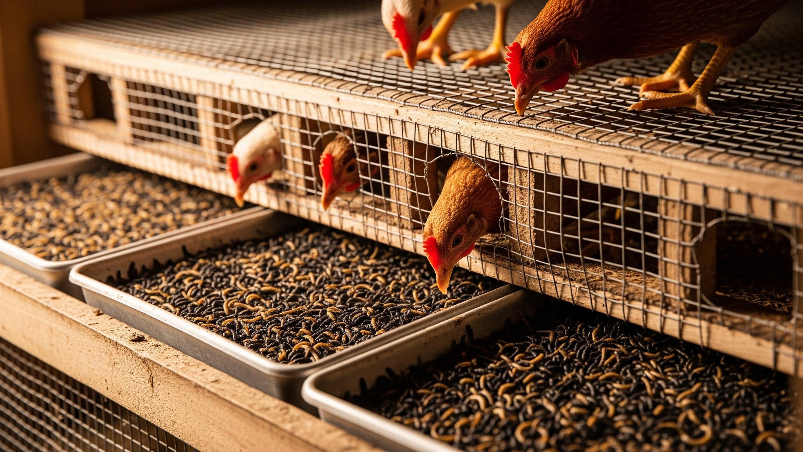 10 Tips Ternak Ayam dengan Maggot di Lahan Sempit agar Hemat Pakan dan ...