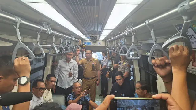 3 Kali Jajal LRT Jabodebek, Jokowi: Semuanya Nyaman - News Liputan6.com