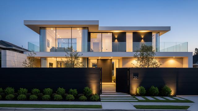 9 Inspirasi Gambar Fasad Rumah Minimalis dengan Pagar Horizontal, Bikin ...