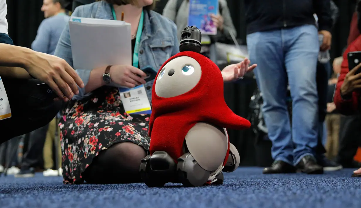 FOTO: Robot - Robot Unik Dipamerkan di CES 2020 - Foto Liputan6.com