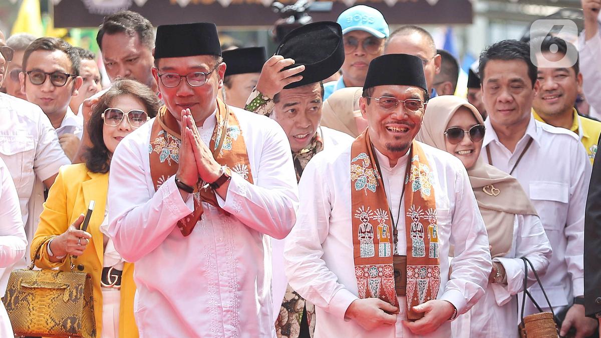 Didukung Kim Plus Ridwan Kamil Suswono Resmi Maju Di Pilgub Dki