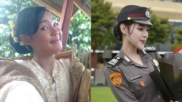 Foto Jadul Viral, Polwan Febby Veronica Ungkap Tips Glow Up yang Tak Kalah dari Artis Korea ...
