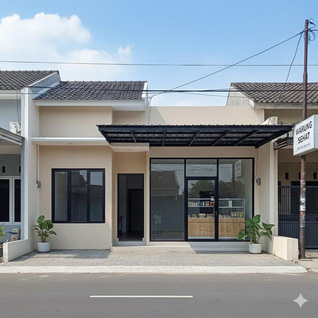 7 Model Rumah Minimalis Samping Ada Toko yang Enggak Ganggu Privasi ...