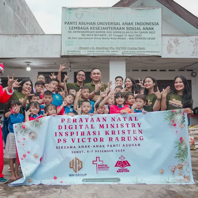 Peringati Natal, WH Group Jakarta, Digital Ministry dan Inspirasi Kristen Berbagi Berkat ke Anak ...