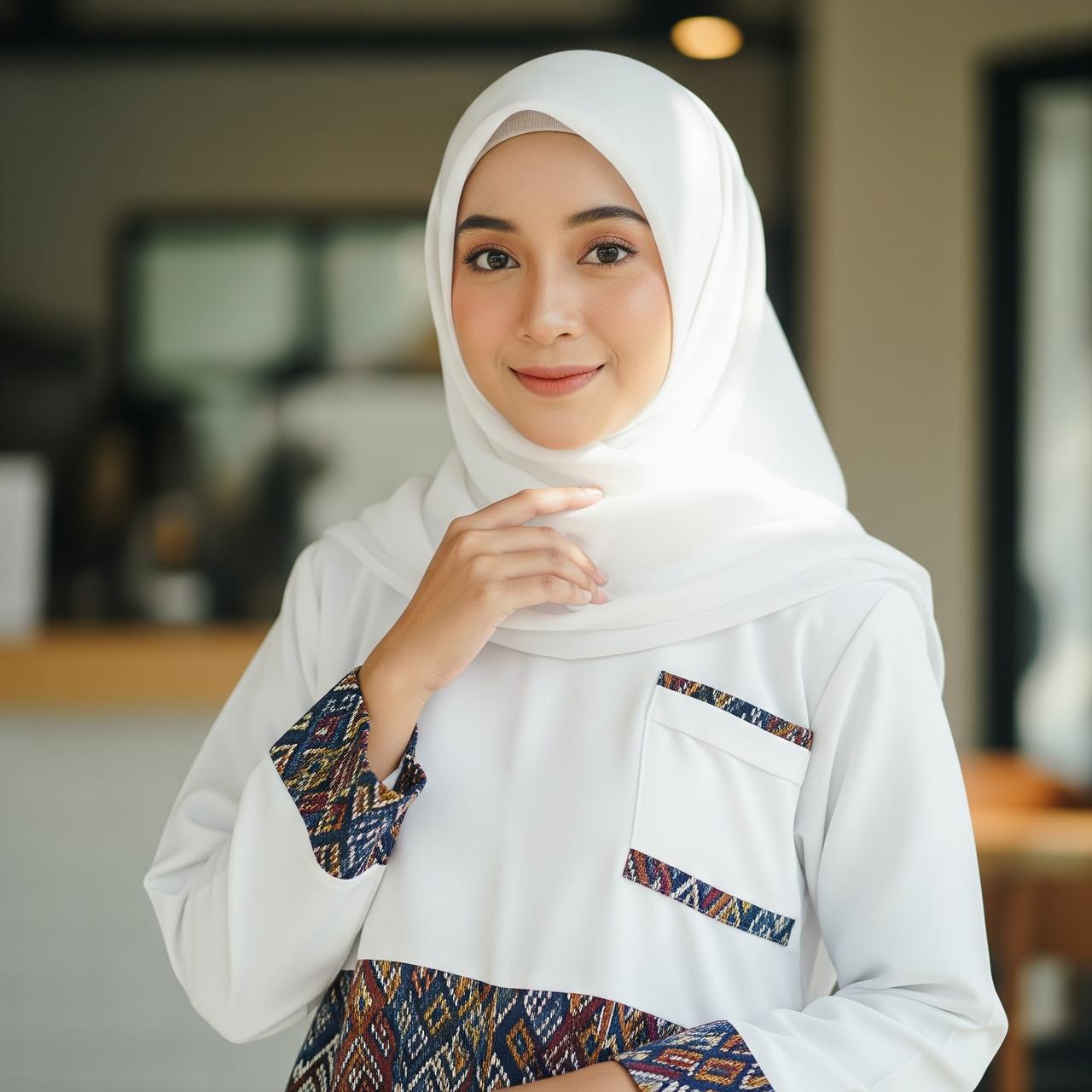 8 Tren Gamis Putih Kekinian yang Anggun di 2025, Bikin Tampilan Makin Chic
