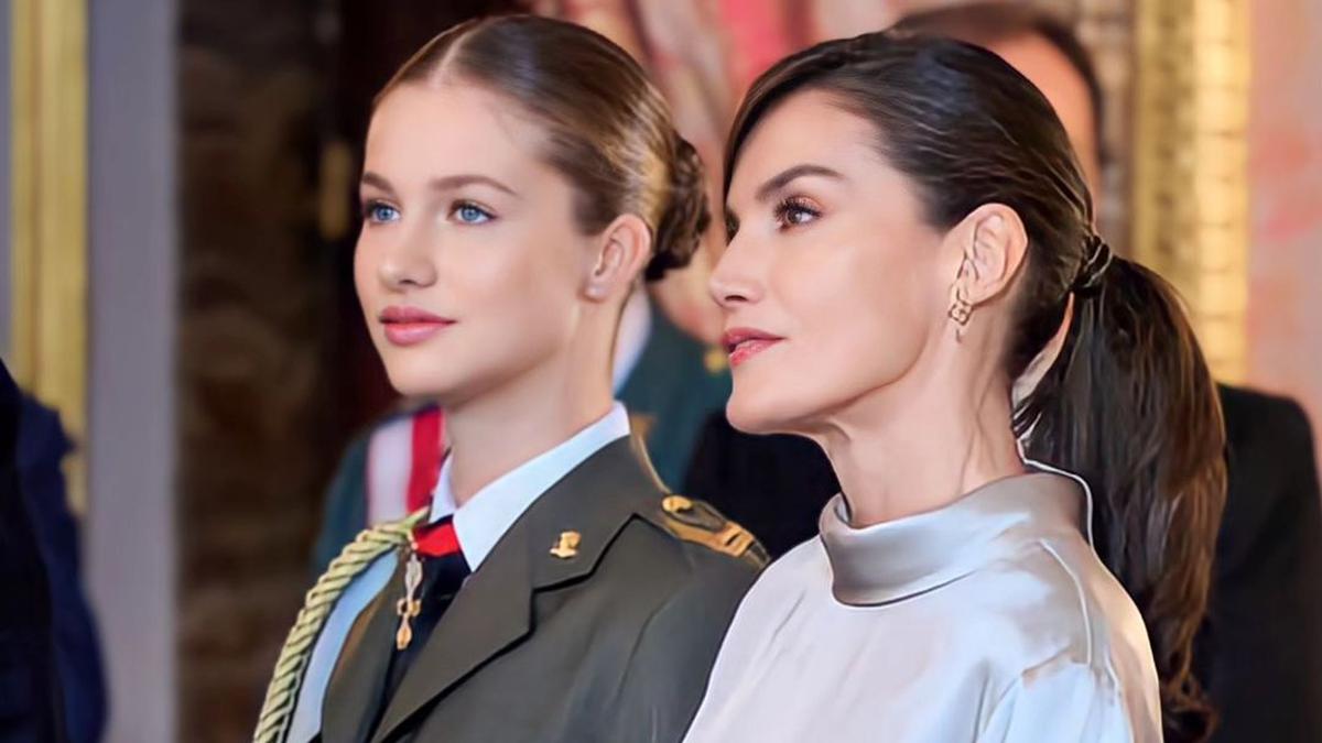 Tampilan Perdana Putri Leonor yang Terlihat Anggun dalam Balutan Seragam Militer di Upacara ...