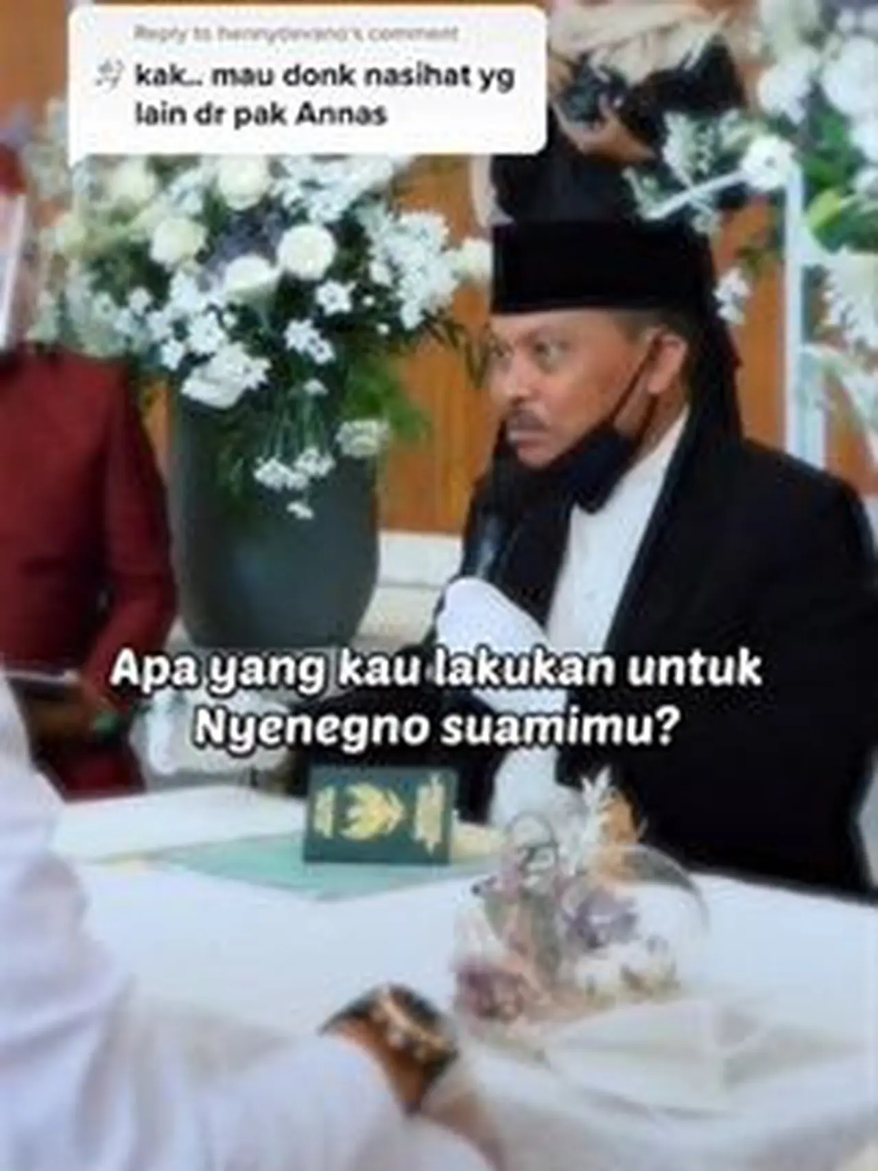Viral Penghulu Tanya Tugas Istri ke Pengantin Wanita, Jawabannya Jadi ...