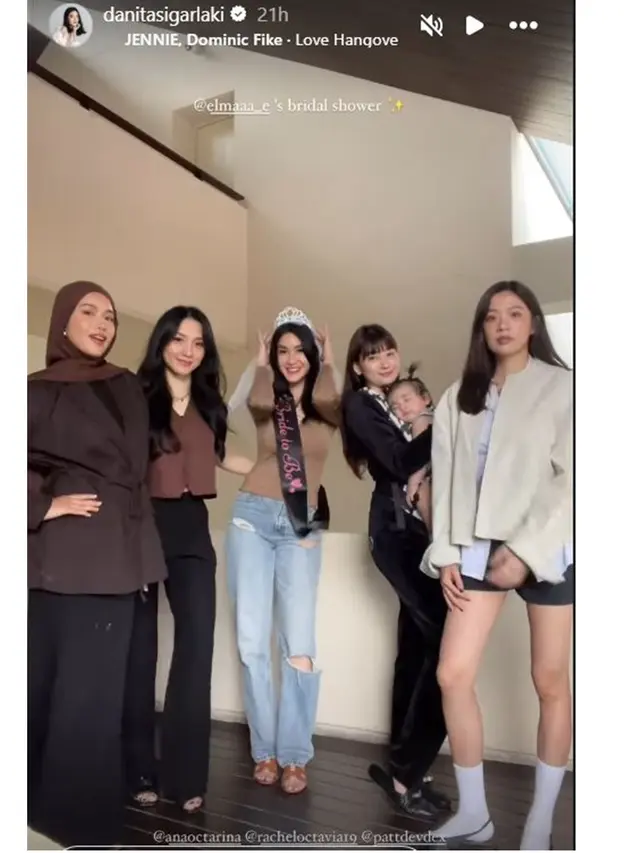 6 Potret Reuni Girlband Princess di Bridal Shower Elma Agustin, Dipuji ...