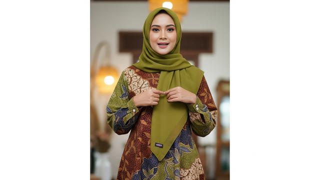 10 Model Gamis Batik untuk Seragam Pengajian, Tampil Anggun dan Kompak
