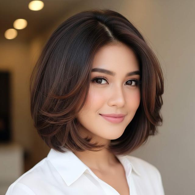 12 Model Rambut Pendek Bob Sebahu Minim Styling, Sat Set dan Anti ribet