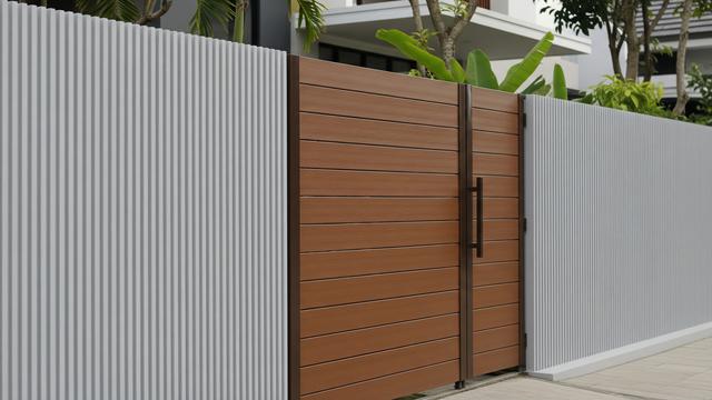 9 Model Pagar Rumah Kombinasi Pipa PVC dan Kayu, Estetik dan Ekonomis
