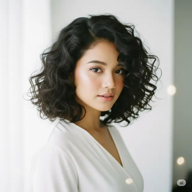 15 Model Rambut Pendek Curly Wanita 2025, Stylish, Edgy dan Memukau ...