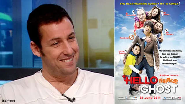 Adam Sandler Raih Peran Utama di Remake 'Hello Ghost' - ShowBiz Liputan6.com