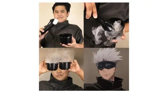 6 Cosplay Low Budget Jadi Gojo Satoru dan Sukuna Jujutsu Kaisen Ini ...