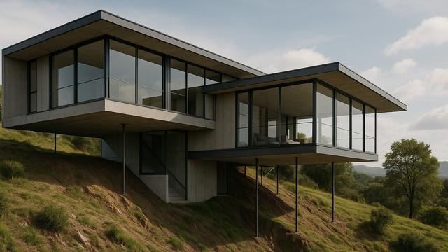8 Model Desain Rumah L-Shape Dua Lantai Split-Level, Cocok untuk Tanah ...