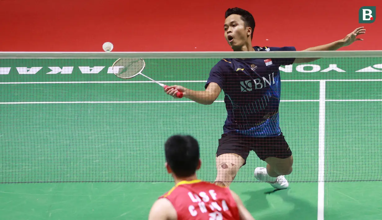 Foto: Ditonton Presiden Jokowi, Anthony Sinisuka Ginting Lolos ke Final Indonesia Open 2023 ...