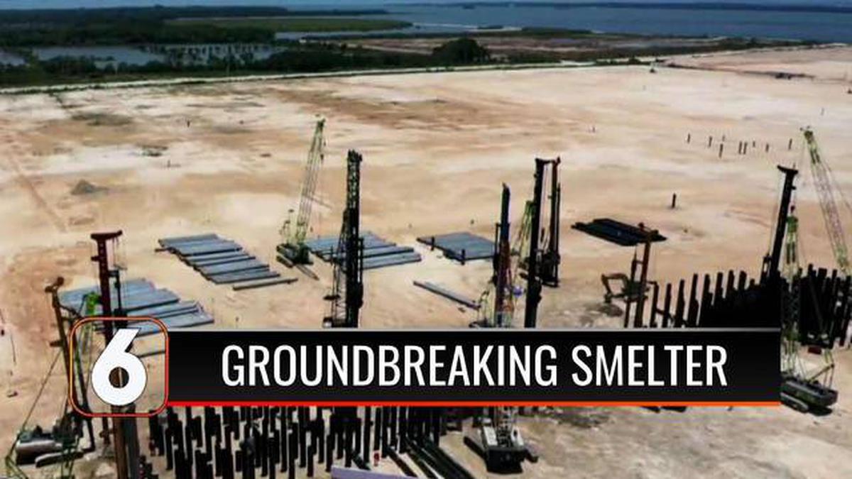 VIDEO: Groundbreaking Smelter PT Freeport, Jokowi: RI Masuk 7 Besar ...