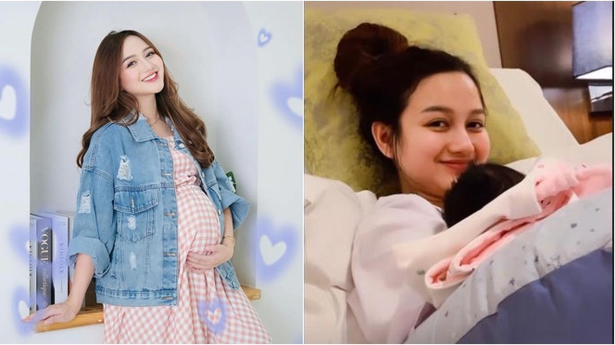 7 Momen Nanda Arsyinta Melahirkan Anak Pertama, Bahagia Didampingi ...