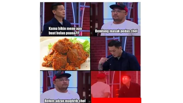 7 Meme Chef Juna dengan Peserta Masterchef Ini Bikin Susah Tahan Ketawa ...