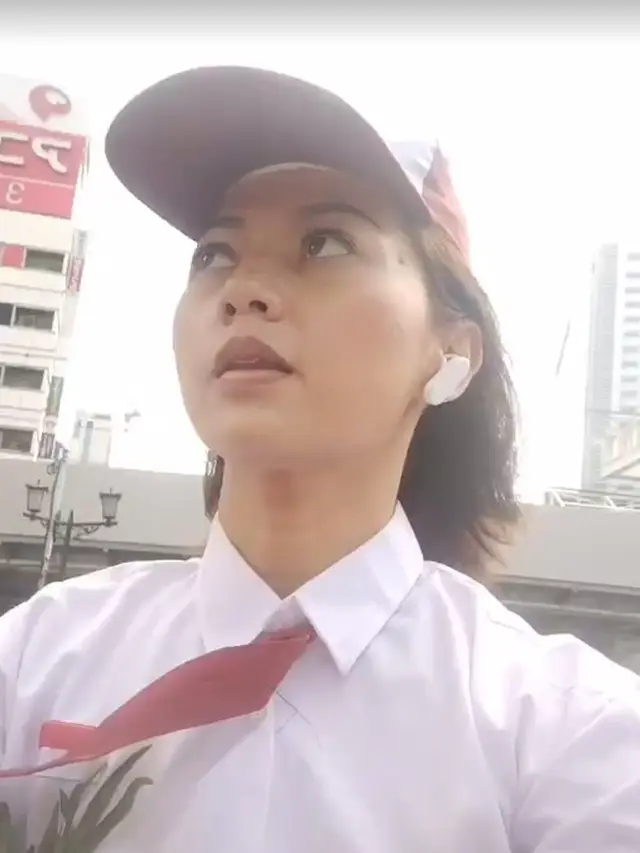 6 Potret Lastmi AFI Cosplay Pakai Seragam SD Merah Putih di Jepang ...