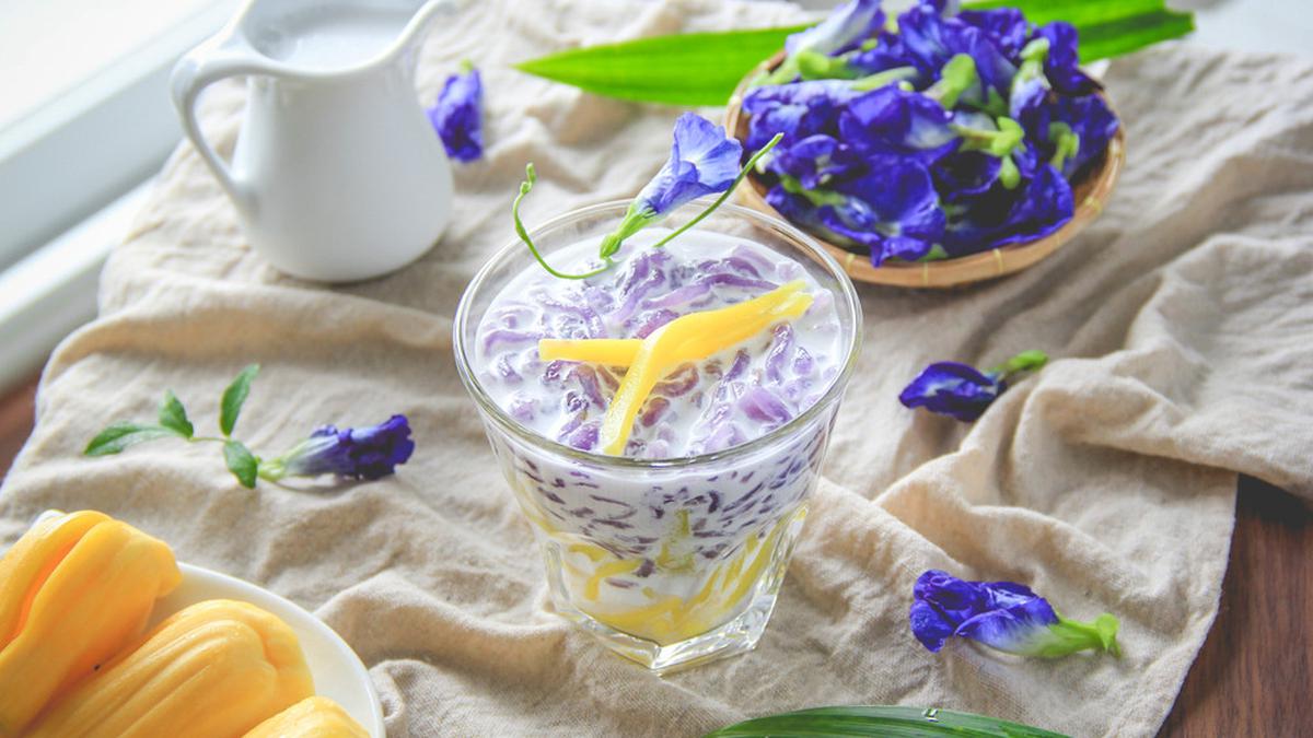 Resep Es Dawet Bunga Telang