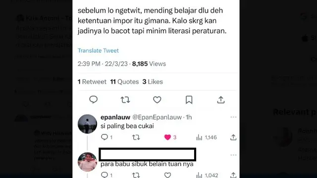 3 Fakta Viral Pegawai Bea Cukai Sebut Netizen Babu di Twitter, Akhirnya Minta Maaf - News ...