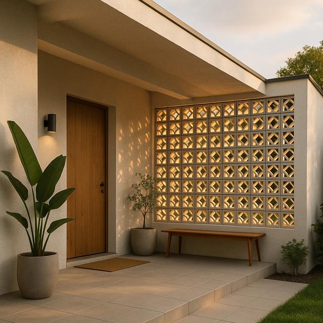 9 Model Teras Dinding Roster Minimalis Terbaru 2025, Inspirasi Estetik ...