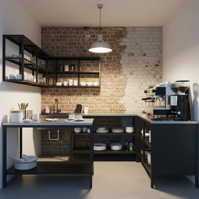 8 Inspirasi Dapur Kecil Ala Cafe Mini di Rumah Kontrakan Budget 20 Juta ...