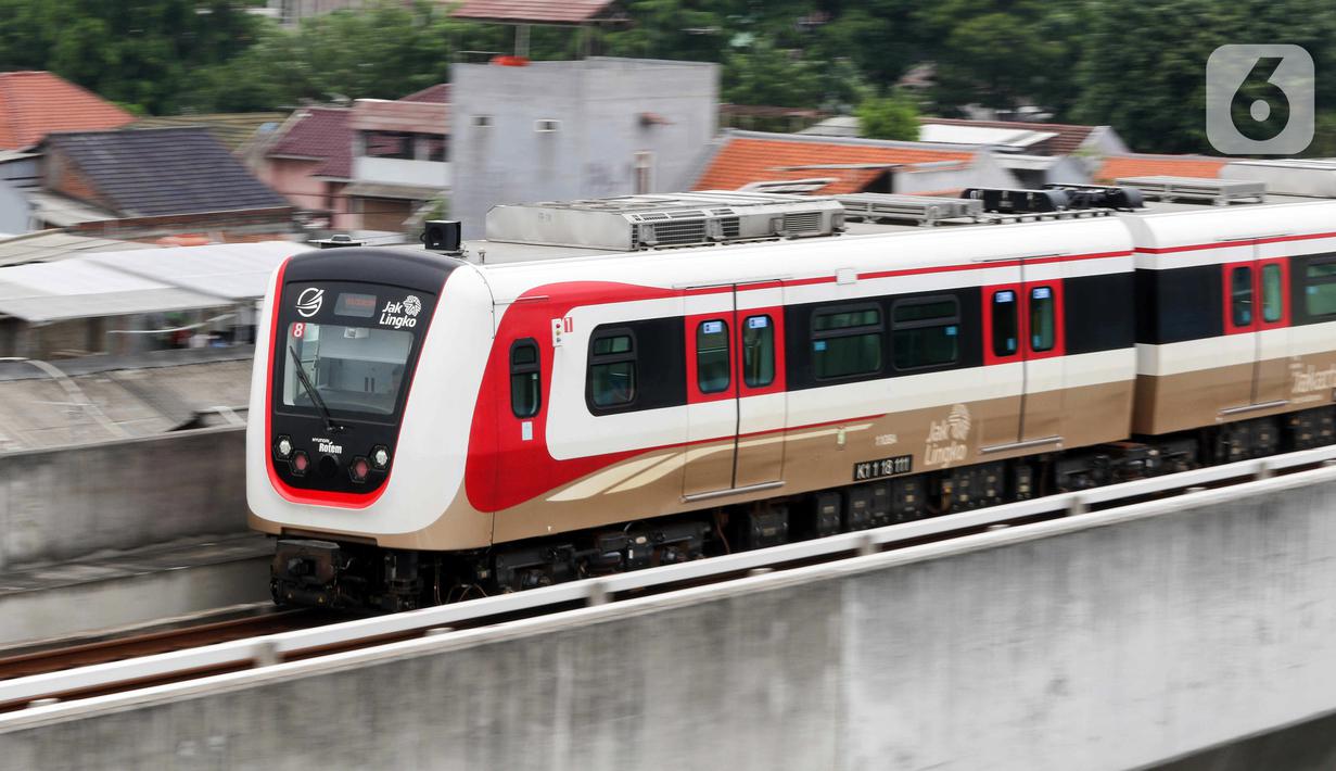Pj Gubernur DKI Jakarta Tak Lanjutkan Pembangunan LRT Fase 2 Tahun Depan - Foto Liputan6.com