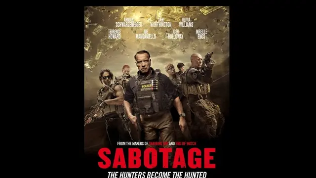 Sinopsis 'Sabotage', Film Aksi Arnold Schwarzenegger dan Sam ...