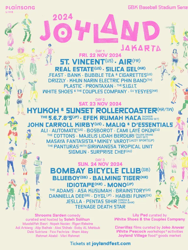Joyland Festival Jakarta 2024 Hadirkan St. Vincent hingga Air - ShowBiz ...