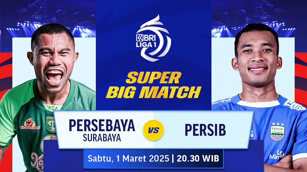 Link Live Streaming BRI Liga 1: Persebaya Vs Persib - Indonesia Bola.com