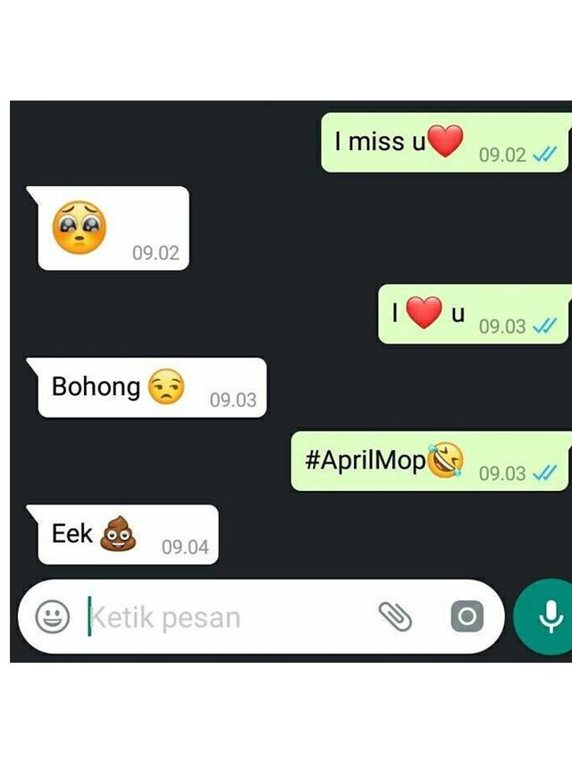 Nyeleneh, 6 Chat Prank April Mop Ini Bikin Kesal Sekaligus Ketawa Geli ...