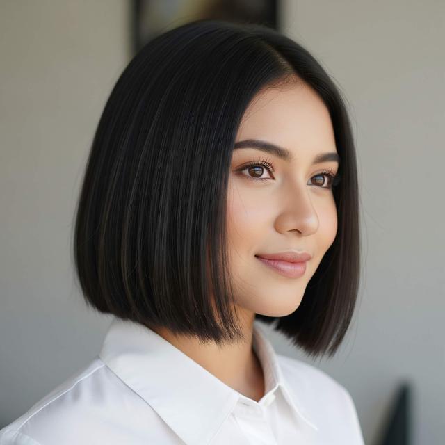 12 Model Rambut Pendek Bob Sebahu Minim Styling, Sat Set dan Anti ribet