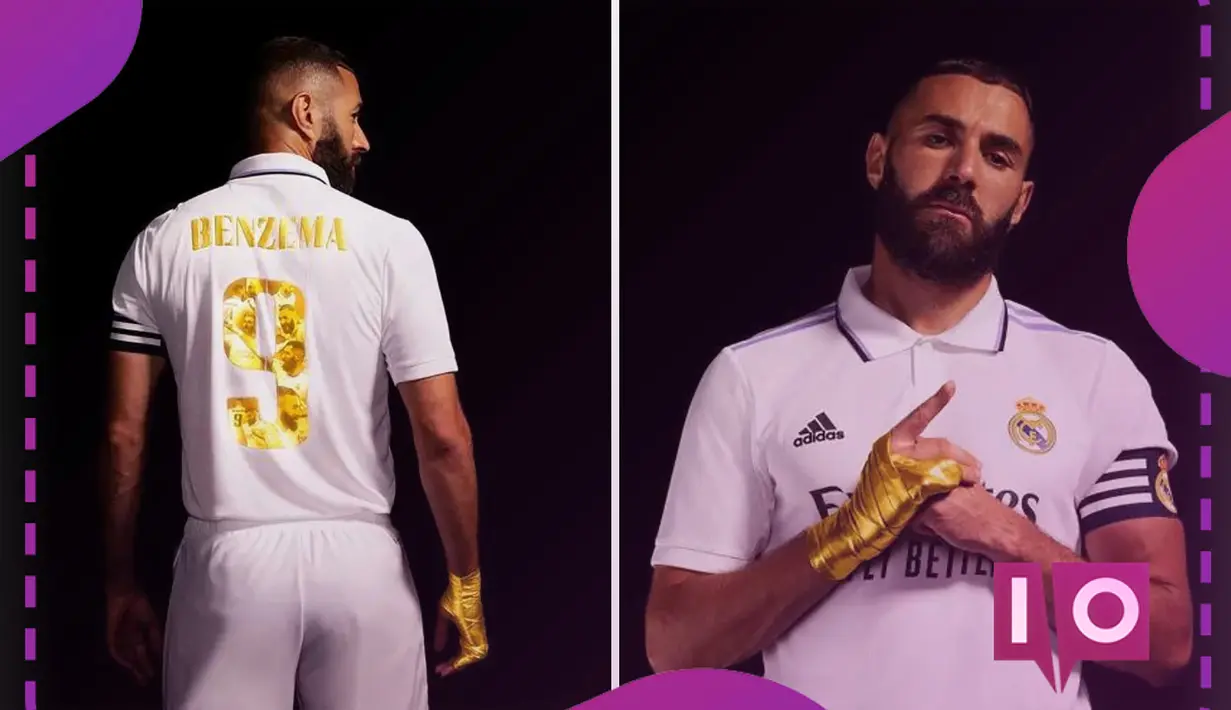 Foto: Perban di Tangan Kanan Karim Benzema Bukan Gaya-gayaan, Jadi Inspirasi Apparel Ternama ...