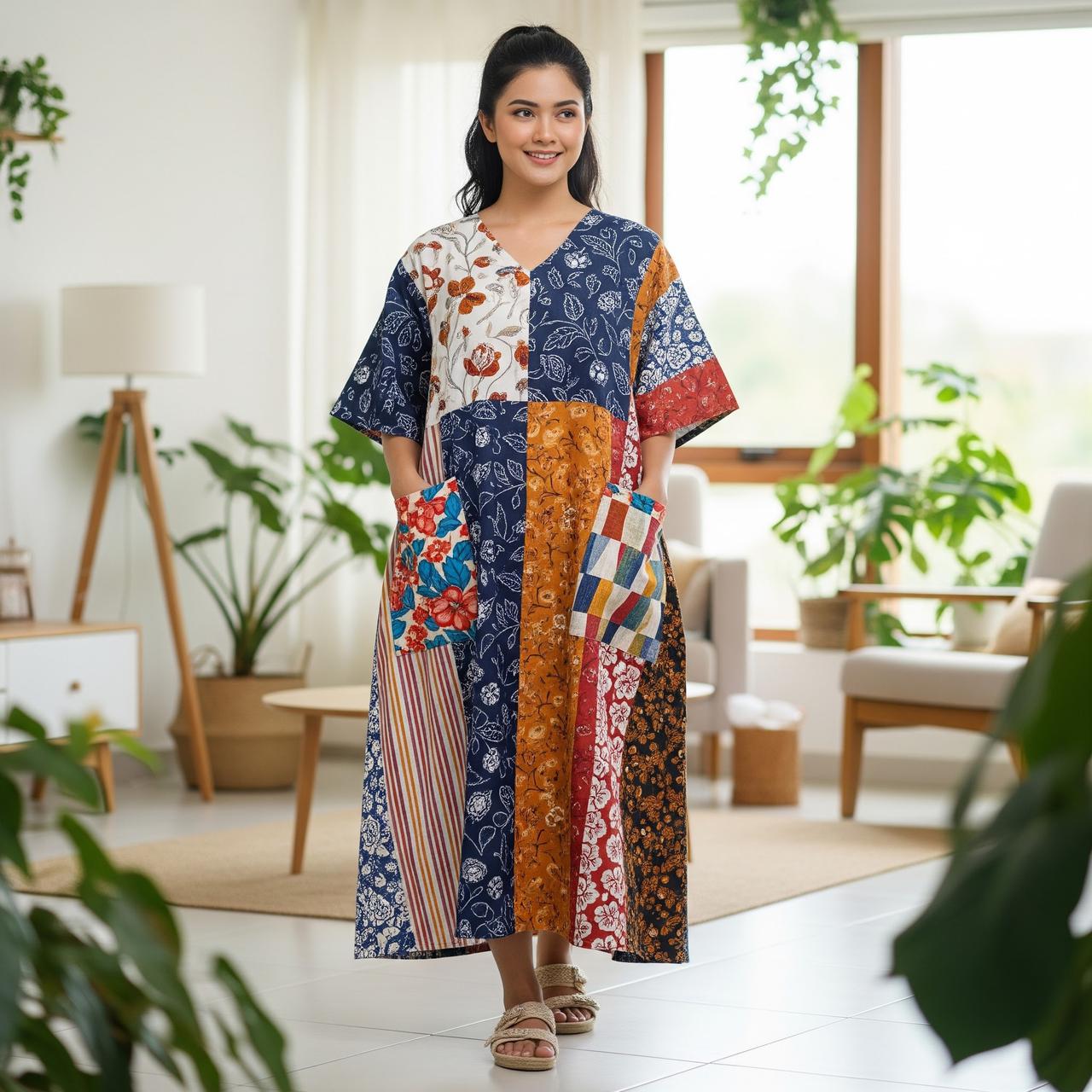 7 Model Daster dari Kain Perca yang Cantik untuk Tampilan Santai di Rumah