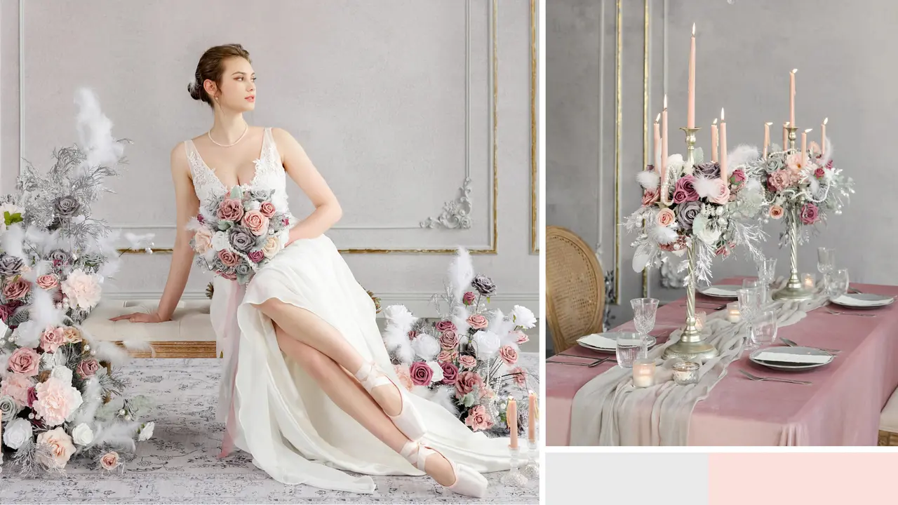 6 Kombinasi Warna Tema Pernikahan Pink, Ada Pink-Silver Ala Siraman ...