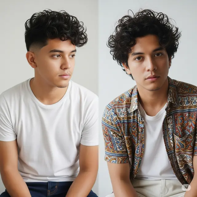 10 Model Rambut Ikal Pria Terkini yang Trendi di 2025: Pendek dan ...