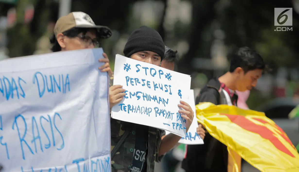 FOTO: Aksi Tolak Fasis dan Rasis Terhadap Rakyat Papua - Foto Liputan6.com