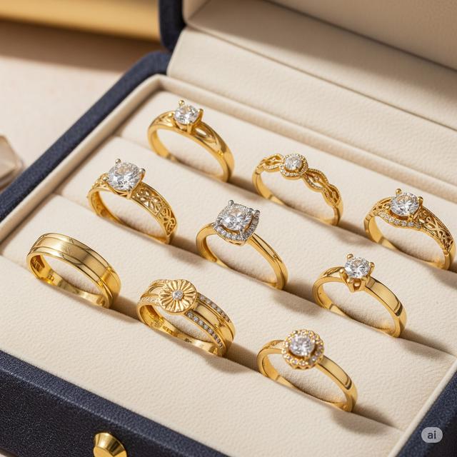10 Model Cincin Emas Asli Terbaru 2025 Everlasting, Bernilai Investasi ...