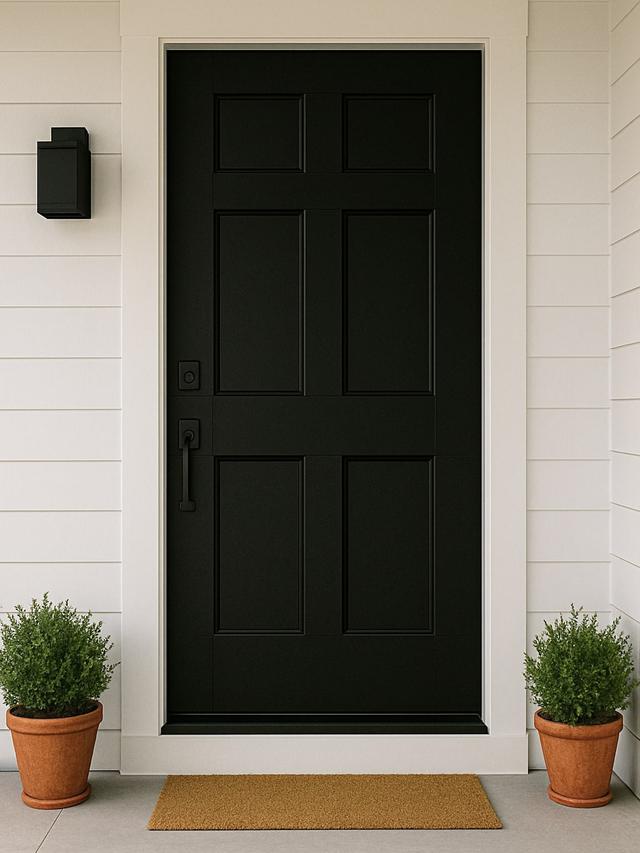 7 Contoh Model Pintu Depan Rumah dengan Desain 1 Pintu, Modern dan Elegan